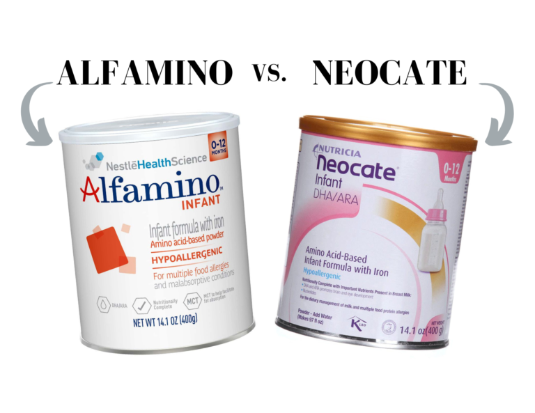 Alfamino vs. Neocate Formula: Complete Breakdown With Ingredient Lists ...